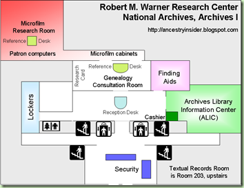 The Ancestry Insider: Visiting NARA: Research Card